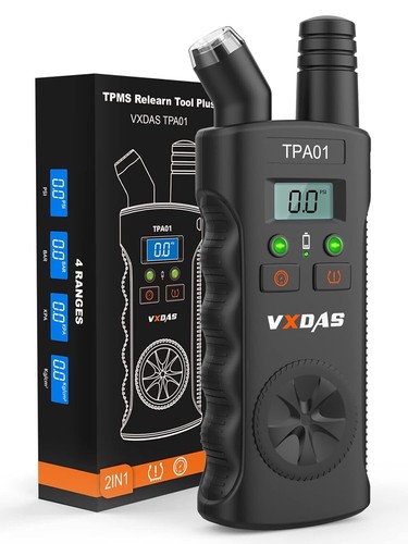 TPMS Relearn Tool Plus & Digital Tire Pressure Gauge for GM Vehicles ...