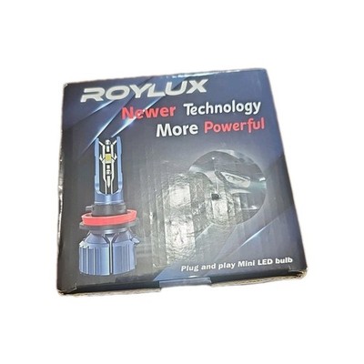 4 Pack ROYLUX H11 9005 LED Headlight Bulbs Combo, 24000lm 350% Super ...