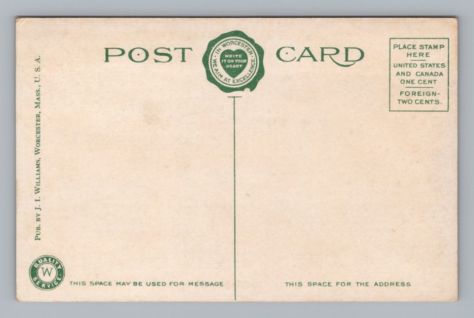 Worcester MA Million Dollar Train Station Railway Rail Road DB Vtg ...