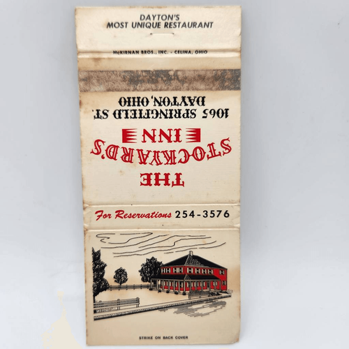 Vintage Matchcover The Stockyards Inn Dayton Ohio Restaurant | eBay