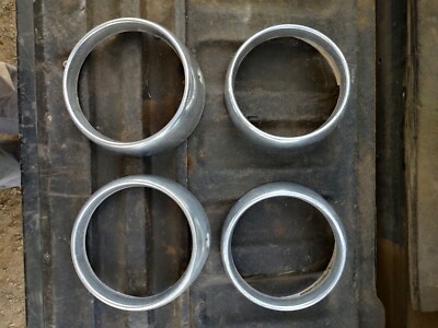 1960 60 FORD GALAXIE HEADLIGHT DOOR TRIM BEZELS | eBay