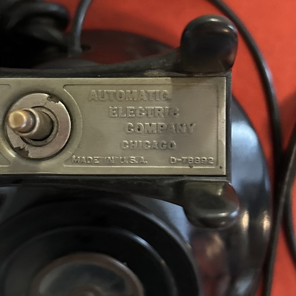Vintage Automatic Electric Company Chicago Non-dial Telephone | eBay