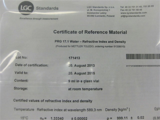 Mettler Toledo DM40 LiquiPhysics Excellence 0.0001 g/cm3 Density Meter ...