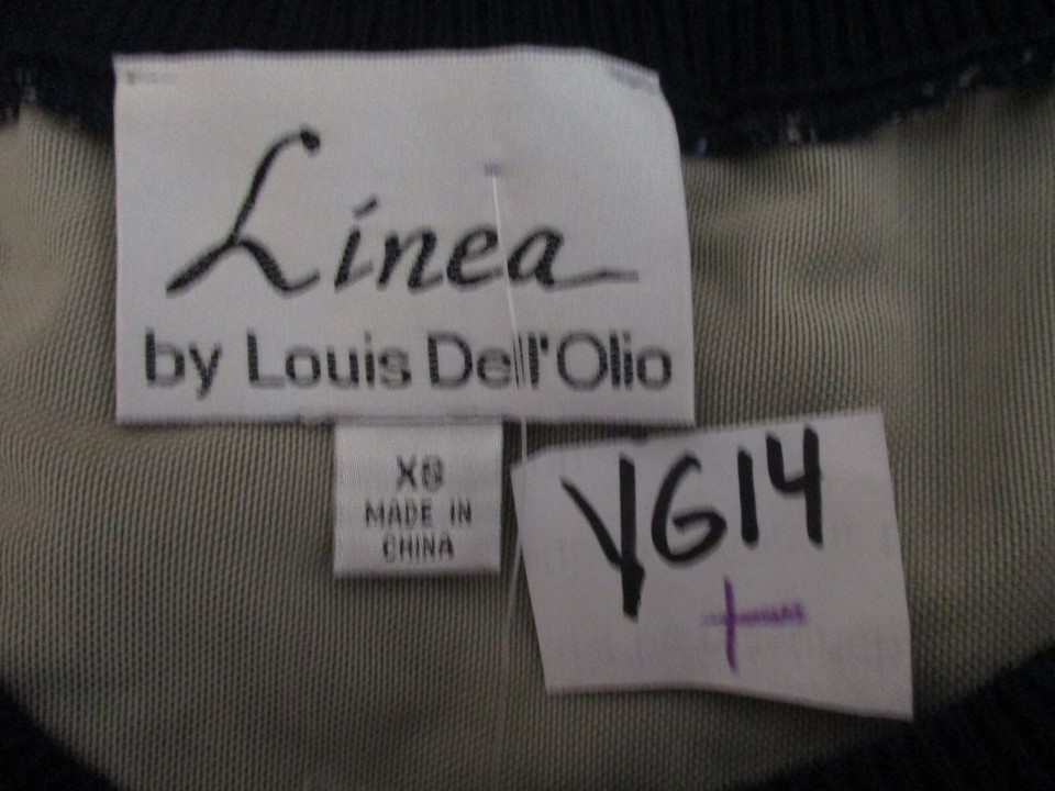 New Linea Louis Dell'Olio Sweater Lace Back Blue Size XS A273301 Women ...