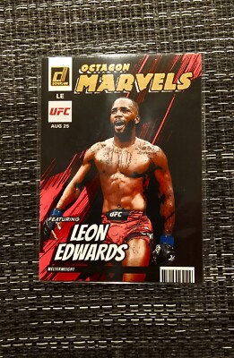 LEON EDWARDS 2023 Donruss Octagon Marvels #18 UFC ID:68404 | eBay
