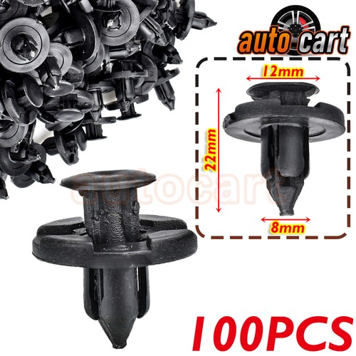 100X 8mm Hole Rivets Fasteners Push Clips for Jeep Cherokee Grand ...