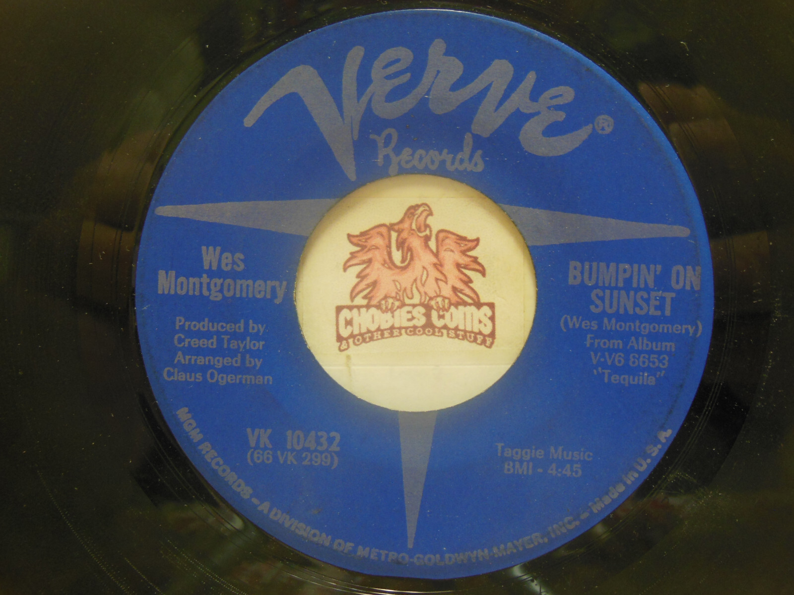 Wes Montgomery – Bumpin' On Sunset / Tequila, 45 RPM G/G+ (EG) | eBay