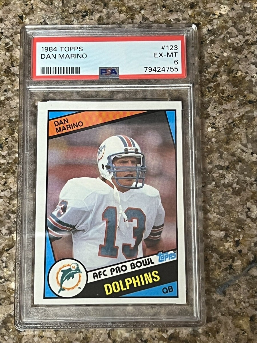 Dan Marino Rookie Card Dan Marino Miami Dolphins Autographed 1989