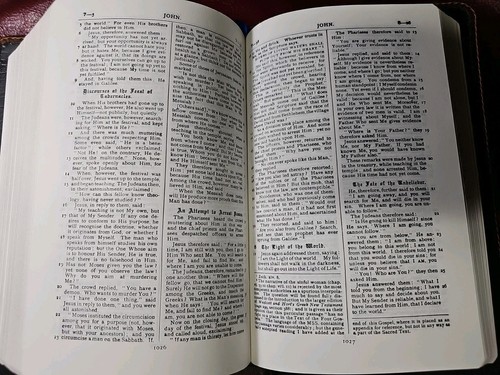 Holy Bible Ferrar Fenton Rebind Cowhide Stitched Perimeter Tooled ...