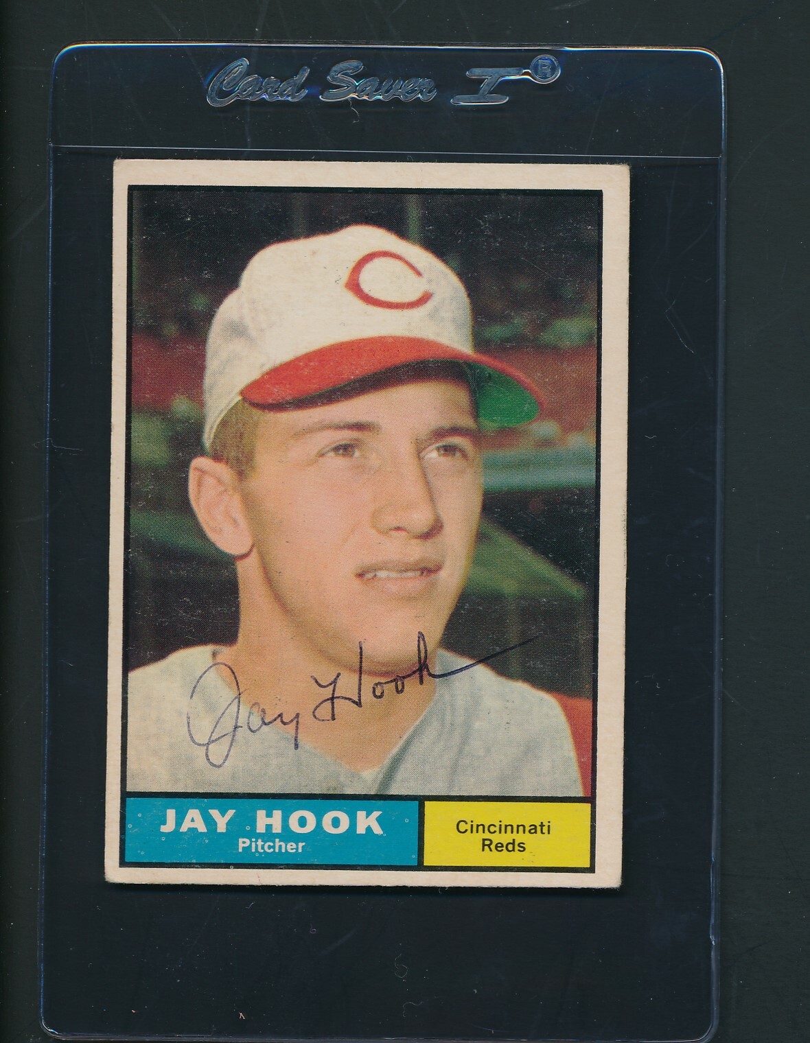 1961 Topps #162 jay Hook Reds Signed Auto *A9308 | eBay