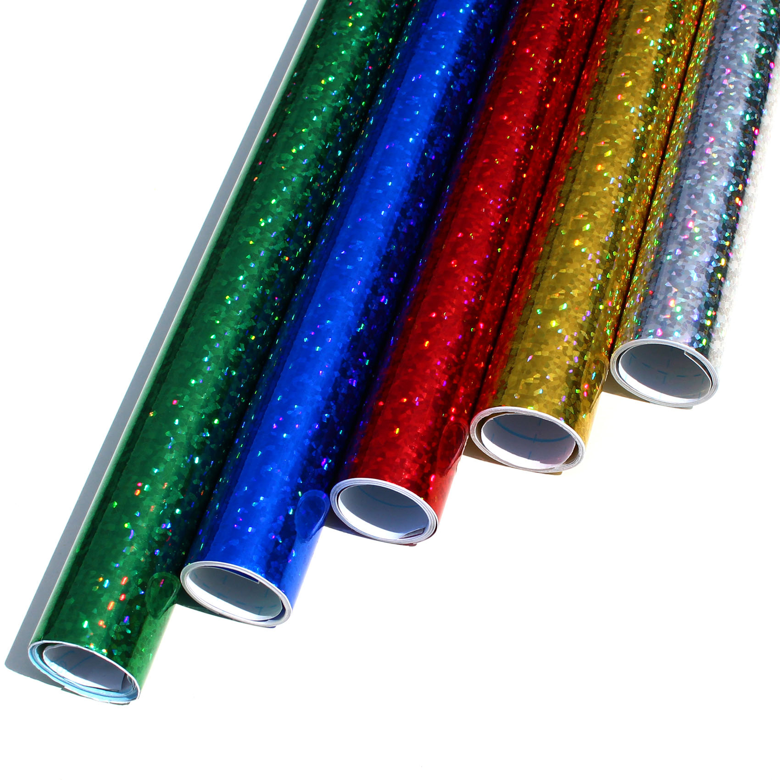 5er Set Dekorfolie Flakes Bunt Folie Plotterfolie Hologramm Oilslick 3D Effekt | eBay