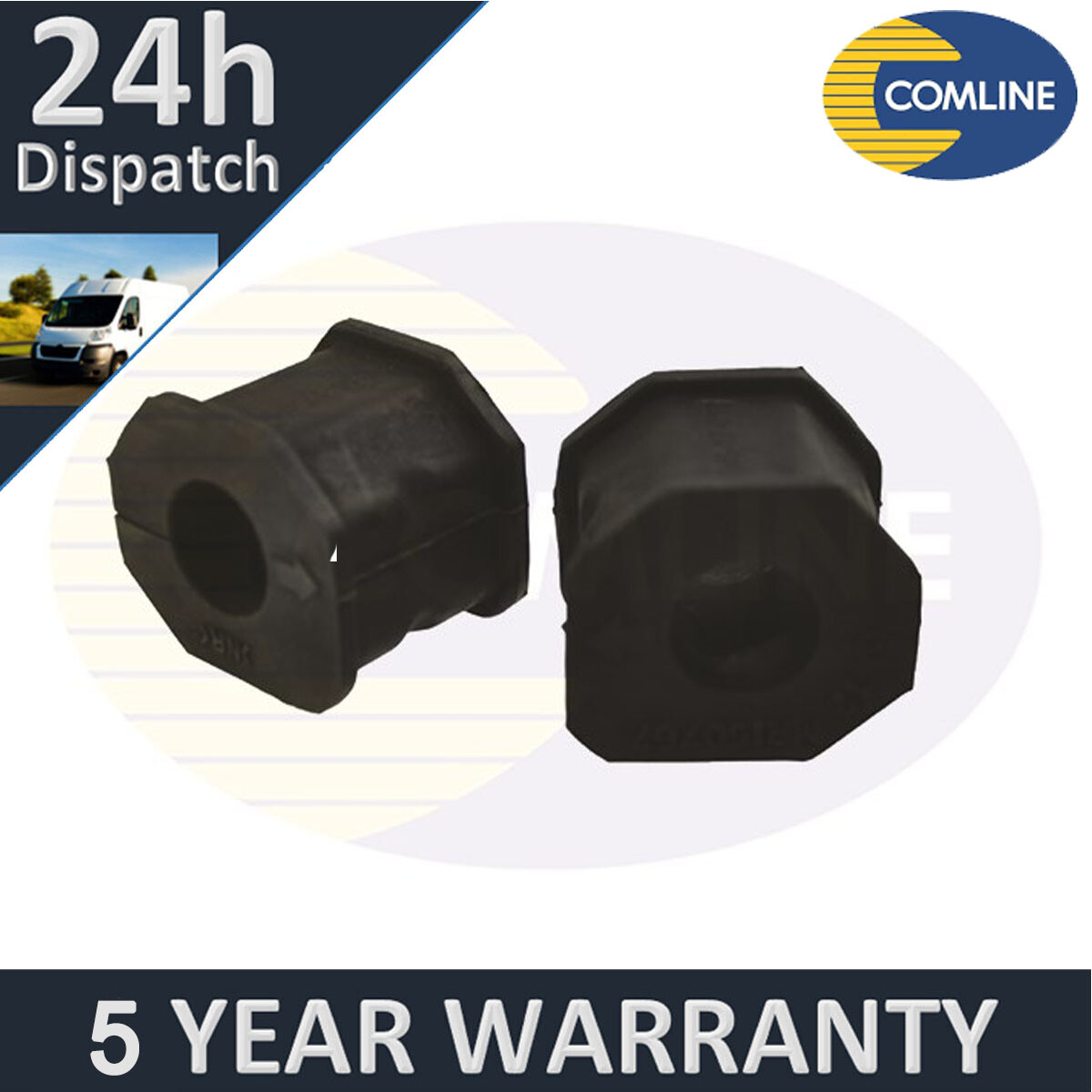 Fits Mitsubishi L200 1996-2015 Comline Front Outer Anti Roll Bar Bush ...