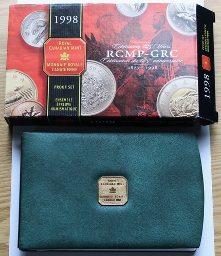 Canada 1998 Silver Proof 8-Coins Set, Royal Canadian Mint RCM, Box Case ...