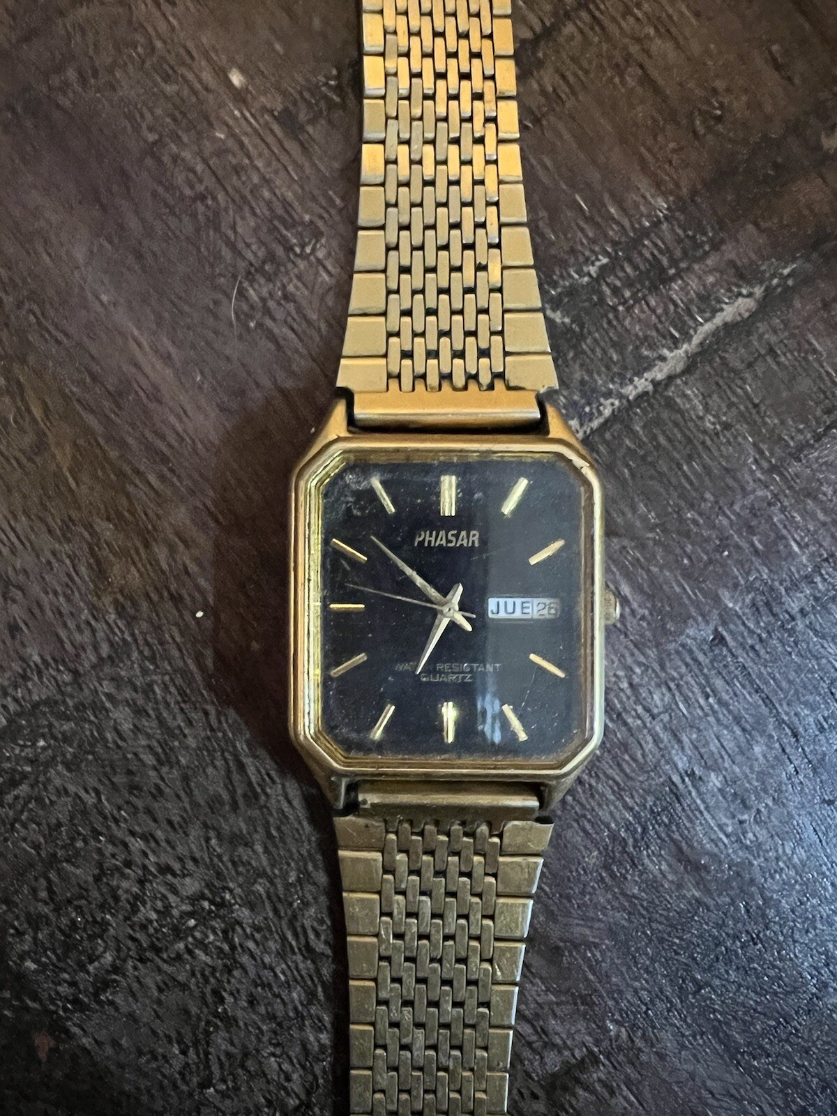 Vintage Phasar Quartz Mens Watch Needs Battery | eBay