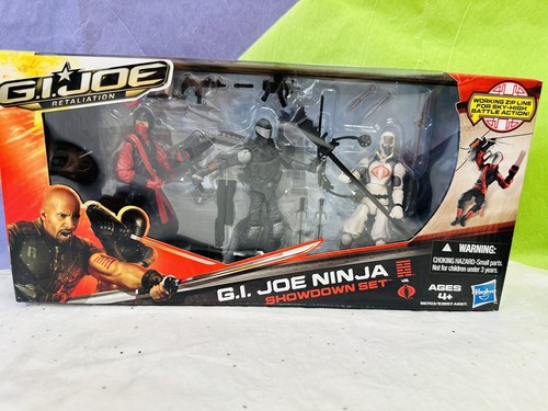 GI Joe Retaliation Ninja Showdown Set, w/Red Ninja, Snake Eyes, Storm ...