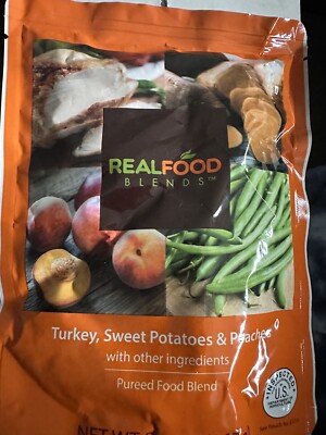 Real Food Blends Adult/Child G-tube Turkey, Sweet Potatoes & Peaches ...