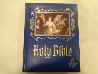 Holy Bible Master Reference Edition Masonic Bible 1971 Red Letter Large ...