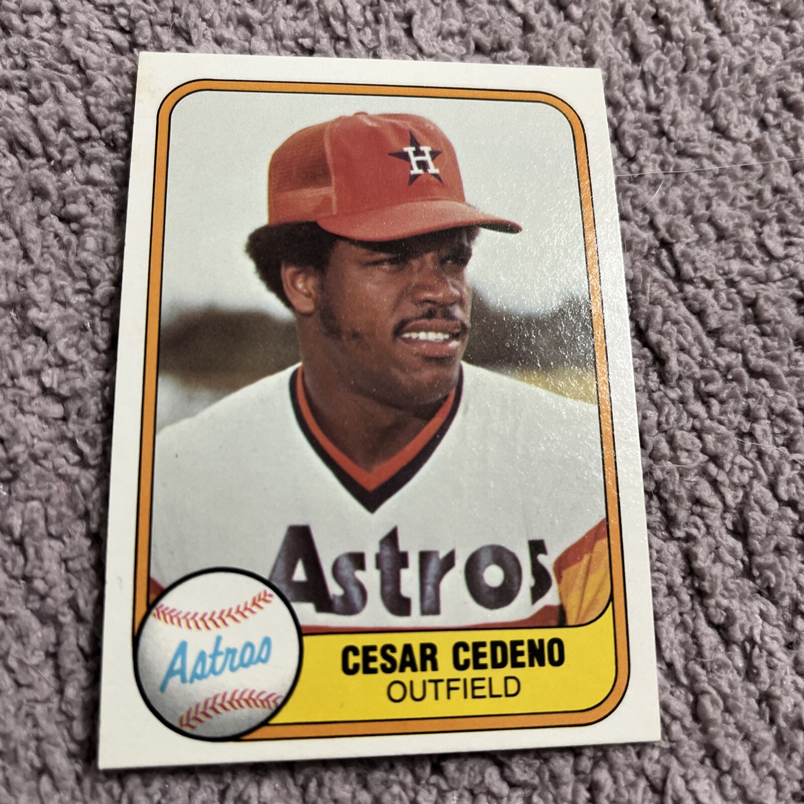 1981 Fleer Cesar Cedeno Houston Astros #59 | eBay