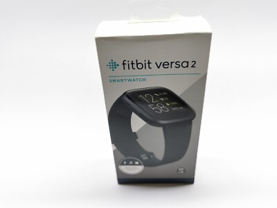 Fitbit Versa 2 - Fitness Smartwatch - Black | eBay