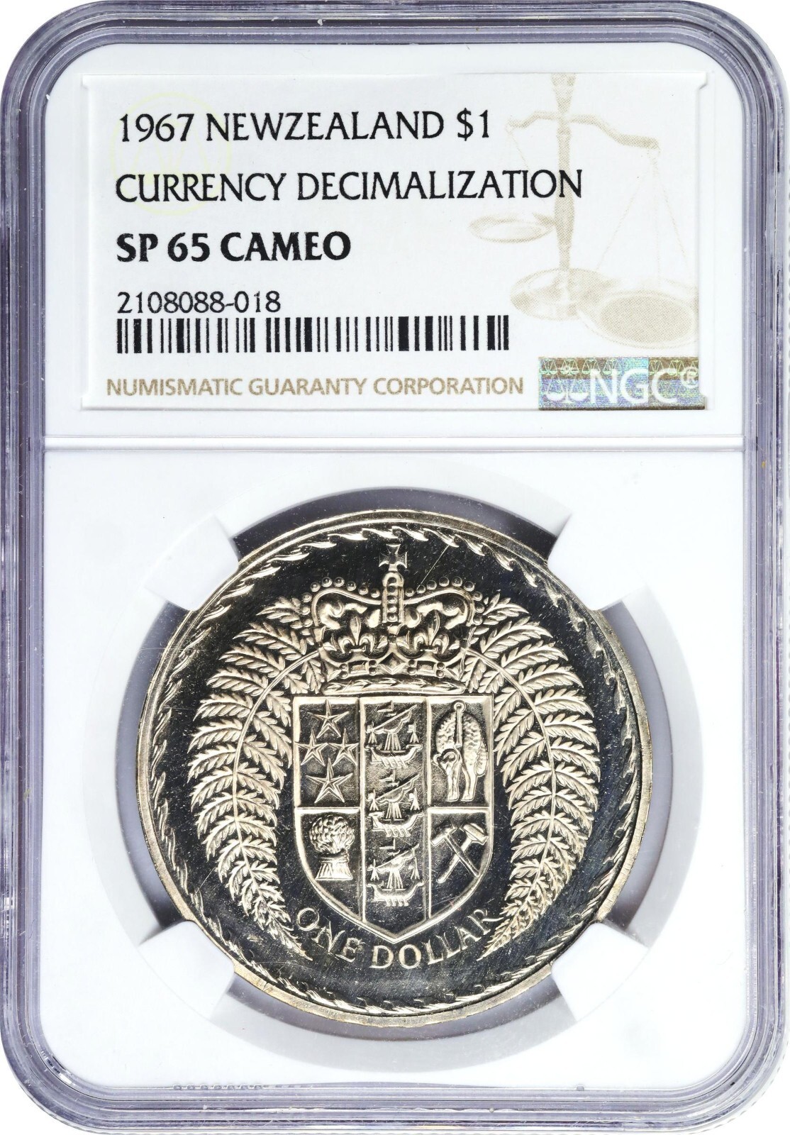 1967 NEWZEALAND $1 CURRENCY DECIMALIZATION NGC SP65CAMEO #72703-5 | eBay