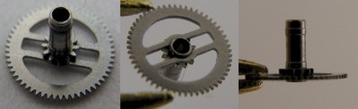 Cartier caliber 87 movement part minute wheel 240 h = 1.8 millimeters ...