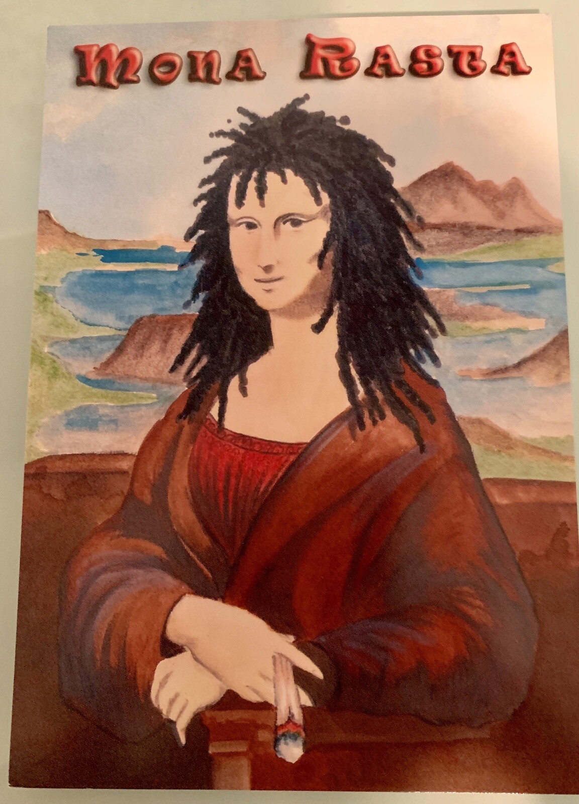 Mona Lisa Postcard - Mona Rasta | eBay