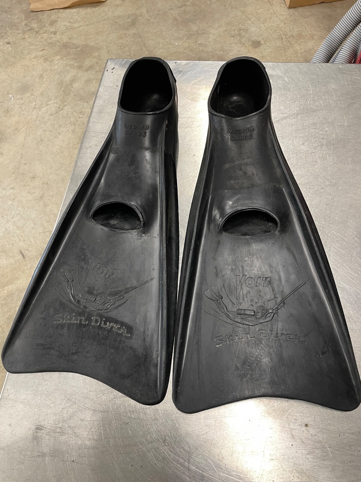 Voit Skin Diver SCUBA Diving Flippers Dive Fins Vintage Medium/Large ...