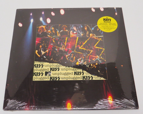 KISS UNPLUGGED LIMITED EDITION SEALED 2 LP BLACK VINYL RECORD SET 1996 ...