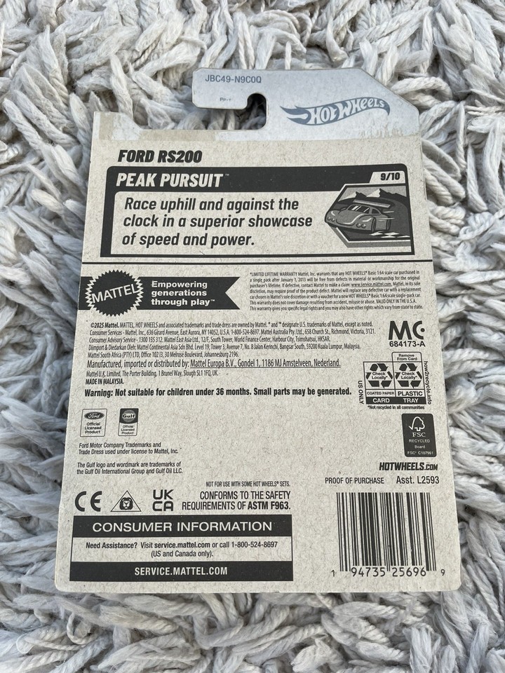 Hot Wheels - Ford RS200 - Super Treasure Hunt | eBay