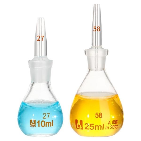 5ml-250ml Transparent Pycnometer Bottle Specific Gravity Laboratory ...