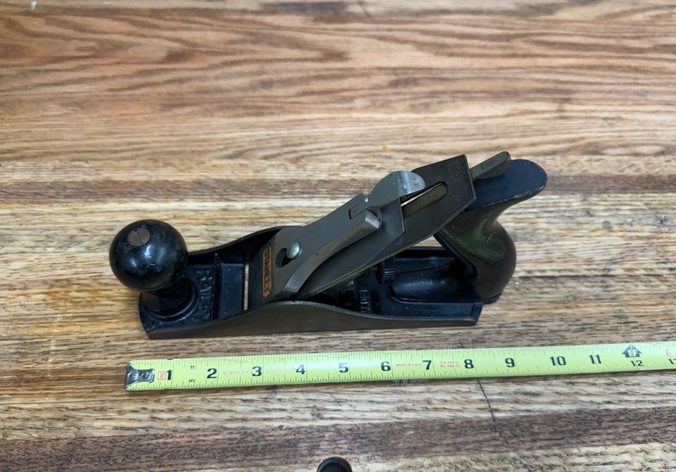 Vintage STANLEY No. 3 Smoothing Bench Plane WWII 1940s Era Sharp ...