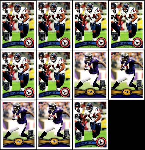 Vonta Leach (11) Card Lot - THE ULTIMATE COLLECTOR'S PRIZE – ONLY FOR ...