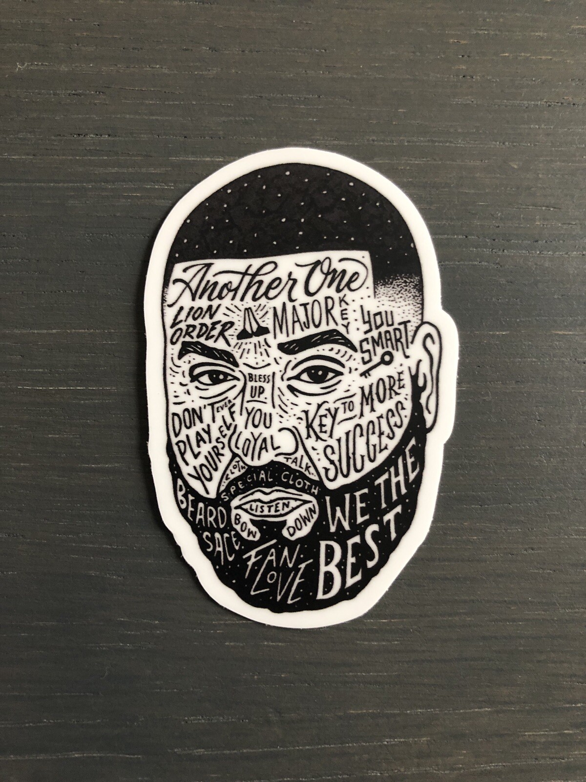 DJ Khaled Vinyl Sticker We The Best Word Art Very High Quality HIP HOP ...