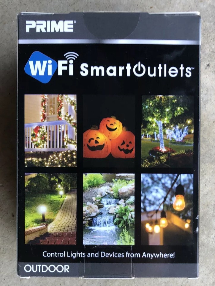 PRIME WIFI SMART OUTDOR OUTLET 2X ~ BRAND NEW ~ FREE SHIPPING~ | eBay