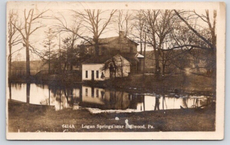 POSTCARD RPPC LOGAN SPRINGS NEAR BELLWOOD PENNSYLVANIA - 1911 | eBay