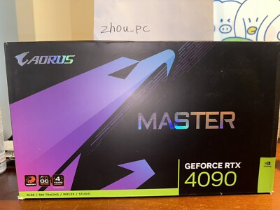 Gigabyte RTX 4090 Aorus Master GPU (No Core & VRAM) With Box *AS IS* | eBay
