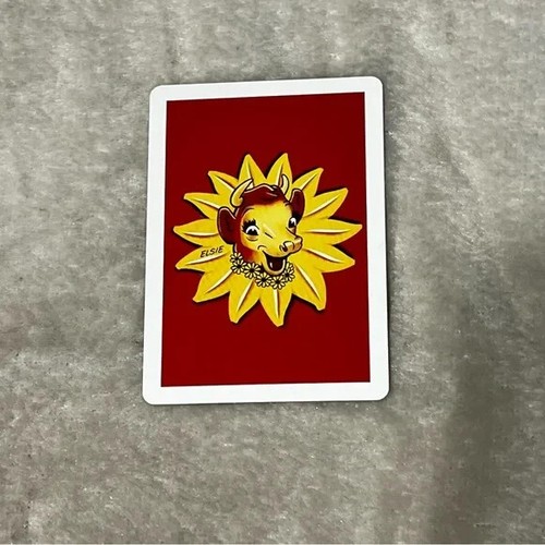 Single Swap Vintage Borden Dairy Cow Playing Card Ace of Diamonds EBX ...