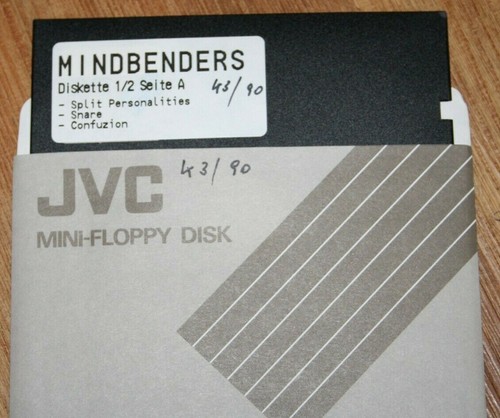 Commodore C64 Spiel: MINDBENDERS Disk 1/2 - Disk Version! RARE! | eBay
