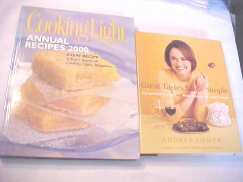Cookbooks Lot of 2 Cooking Light: Annual Recipes 2000 & Great Taste ...
