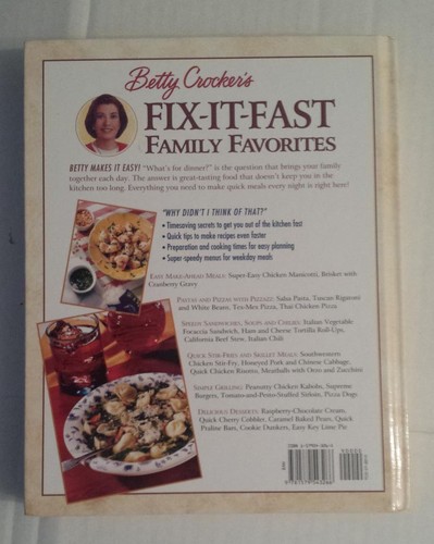 Betty Crocker's Fix-It-Fast Family Favorites : More Than 400 Great ...