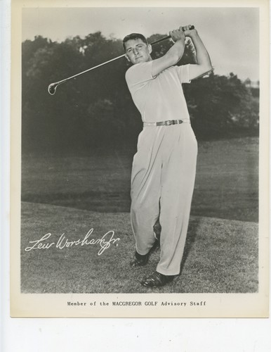 PGA GOLF GREAT "LEW WORSHAM, JR." MacGREGOR SPORTING GOODS ADVISORY ...