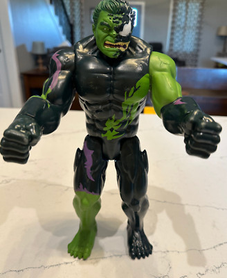 Venomized Hulk 12 Inch Action Figure Marvel Maximum Venom Blast Gear ...
