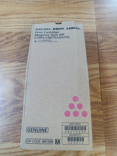 Genuine OEM Ricoh 841359 Magenta Toner Cartridge - Factory Sealed | eBay