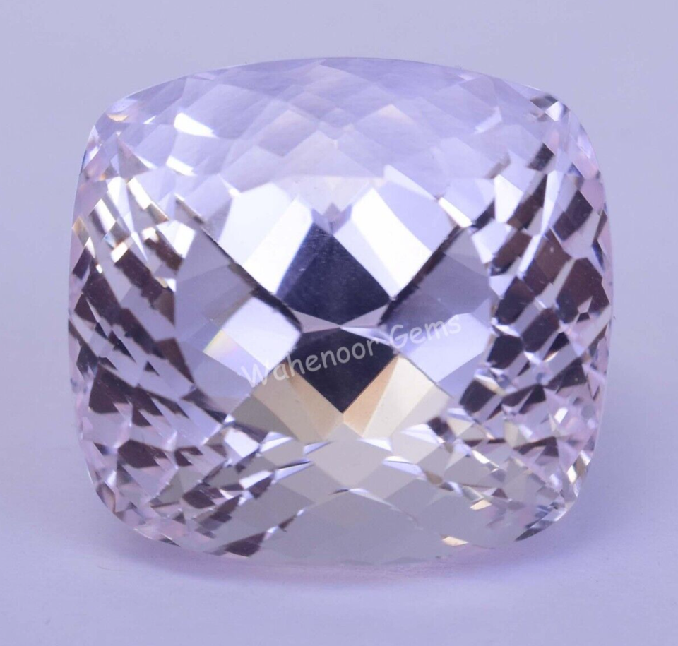 Flawless 58.80 Ct Natural Pink Morganite Cushion Certified Loose ...