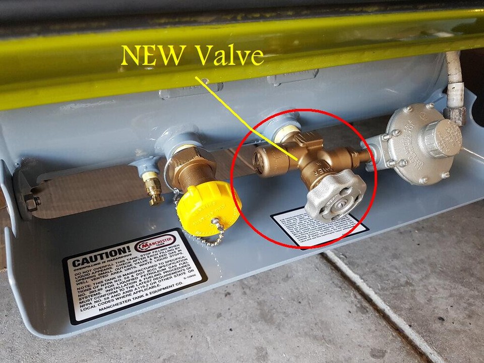 NEW VW Westfalia Camper ,Eurovan, Vanagon Gas, Propane tank Shut off ...