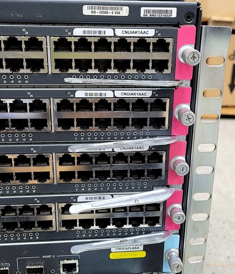 Cisco Catalyst 6500-E WS-C6509-E V04 Enhanced 9-Slot Chassis SEE NOTES ...