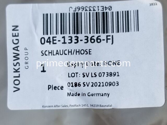 Genuine 2004-2009 Volkswagen Audi Hose Valve 04E133366FJ | OEM | 1 Year ...
