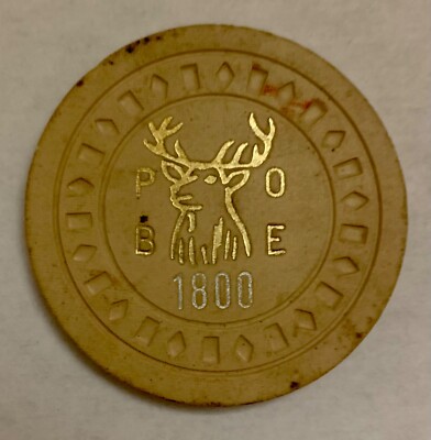 Vintage BPOE Elks Coin - Trade Coin 1800 50¢ | eBay
