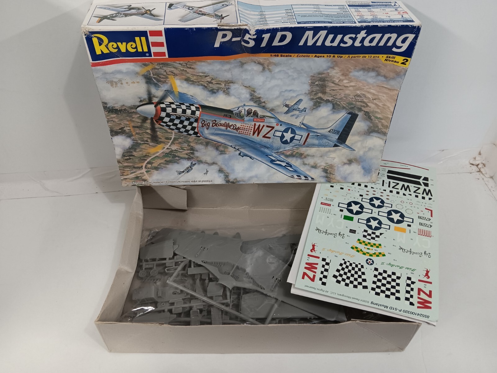 Revell P-51D Mustang Model Kit 1/48 | eBay
