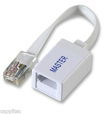 RJ45 PLUG TO BT SOCKET MASTER LINE ADAPTER UNIT TELEPHONE CONVERTER ...
